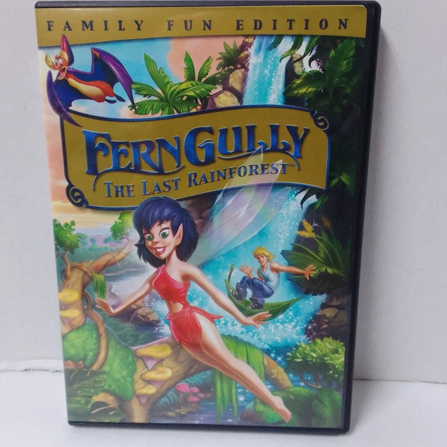 FERN GULLY DVD Last Rainforest 1992 Cartoon Widescreen / Full Screen (2 ...
