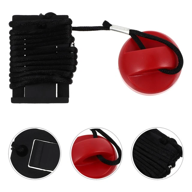 EMERGENCY STOP SWITCH Wire Clamp Lock Magnetic Safety Key Treadmill ...
