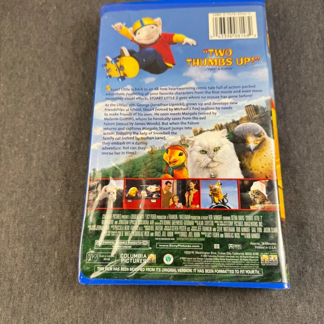 STUART LITTLE 2 VHS Tape Movie Film Collectible Childrens Family £2.91 ...