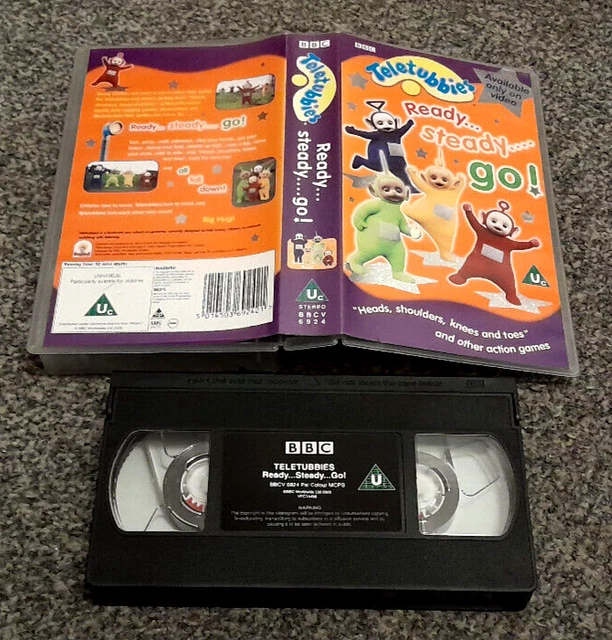 TELETUBBIES READY STEADY Go Bbc Video Tinky Winky Pal Vhs Video Kids ...