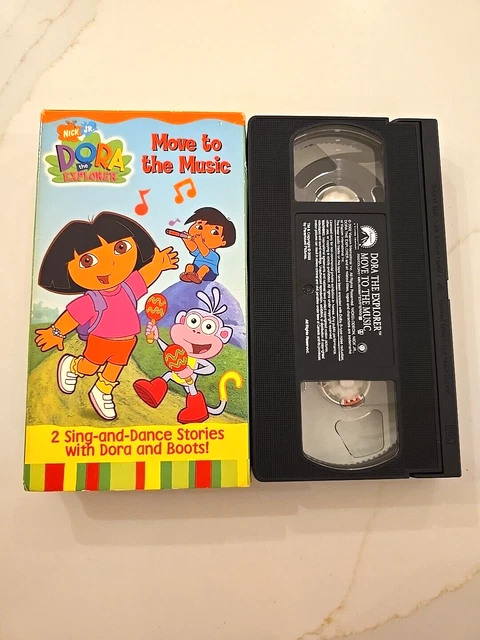 DORA THE EXPLORER Move to the Music VHS Video Tape 2002 Nick Jr ...