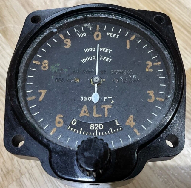 VINTAGE WW2 RAF Aircraft Altimeter - Mkxiv - 6A/685 £149.00 - PicClick UK