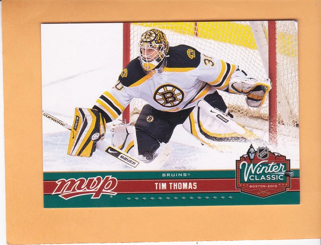 TIM THOMAS #WC11 2009 10 Ponts Supérieurs Mvp Hiver Classique Boston ...