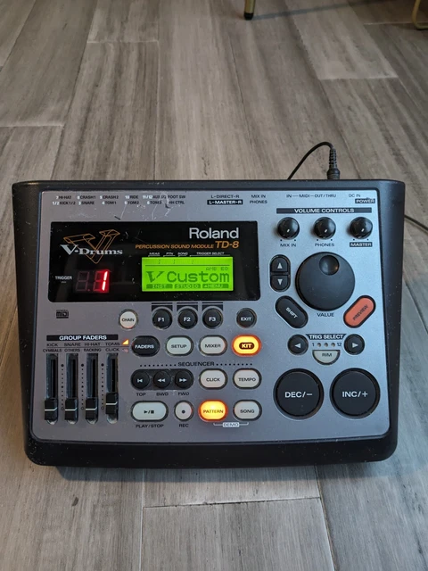 ¡MÓDULO DE BATERÍA Roland TD-8 V! ¡Súper limpio! ¡Envío gratis! EUR 62,69 - PicClick ES