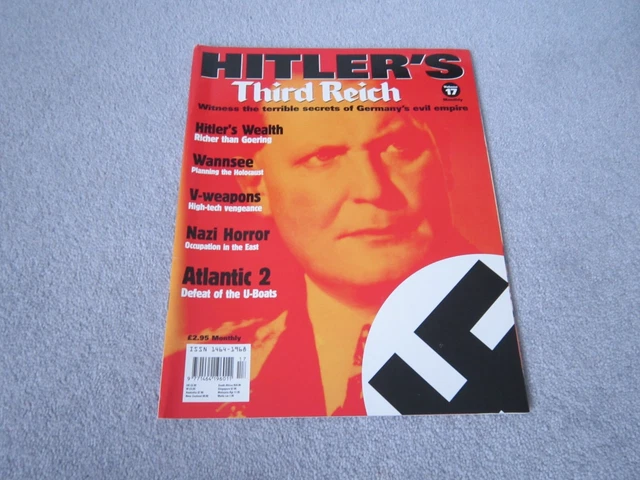 HITLER'S THIRD REICH magazine issue 17 ,2000, Wannsee ,V weapons ...