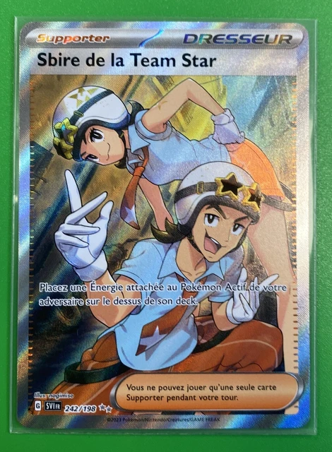 CARTE POKÉMON SBIRE de la Team Star Full-Art 242/198 - Ecarlate et ...
