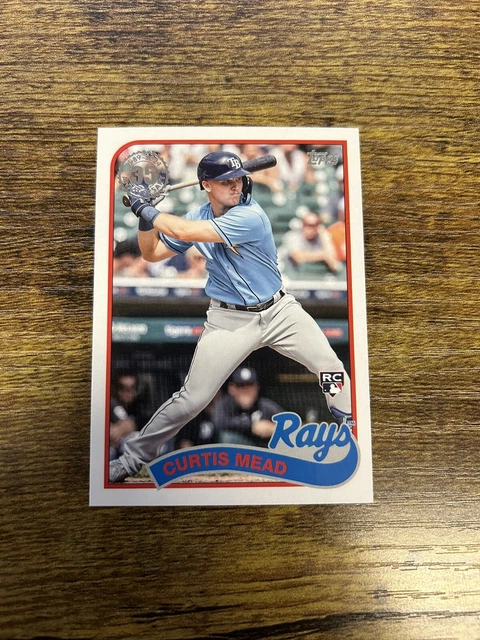 CURTIS MEAD RC 1989 35th 2024 Topps Series 1 89B-85 Tampa Bay Rays EUR ...