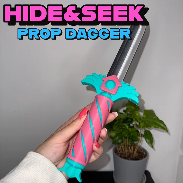 SQUID GAME 3 Hide And Seek Game Knife prop 3D Printed Keys and Knife ...