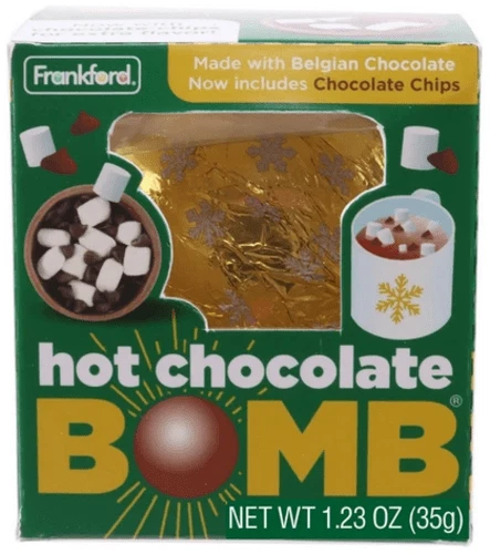 FRANKFORD (4-PACK) HOT Chocolate Bomb w Chocolate Chips 6.4 oz £7.59 ...