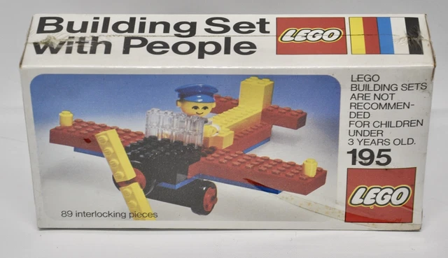 VINTAGE LEGO SET: 1974 NIB Lego System - 195 - Building Set with People ...