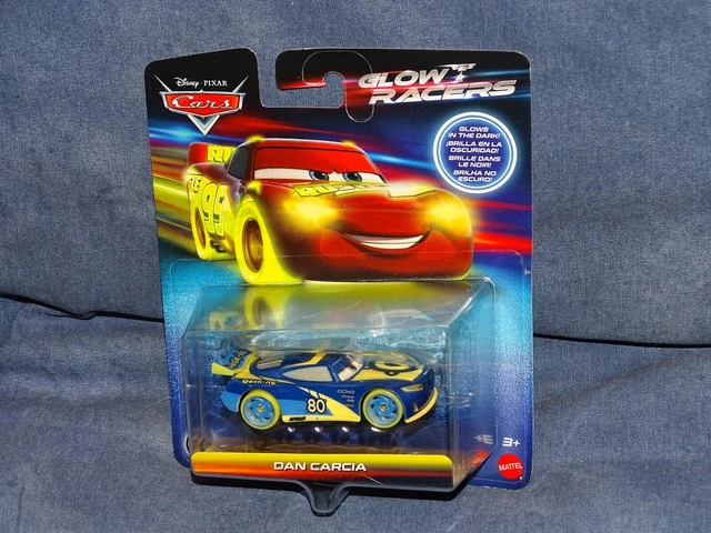 VOITURE DISNEY PIXAR Cars 3 Dan Carcia n° 80 Gask Its Glow Racers ...