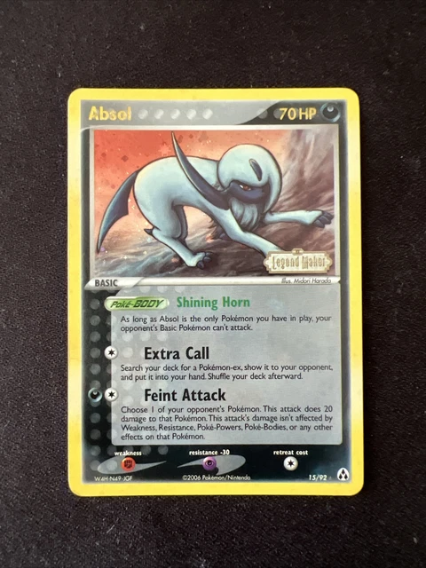POKEMON CARD ABSOL Holo Stamp 15/92 ENG EX Leggenda Di Mew EUR 16,50 ...