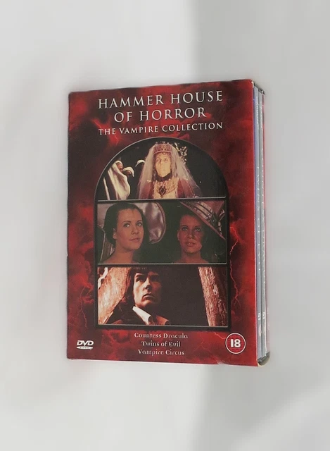 HAMMER HORROR VAMPIRE DVD Set - Countess Dracula, Circus, Twins of Evil ...
