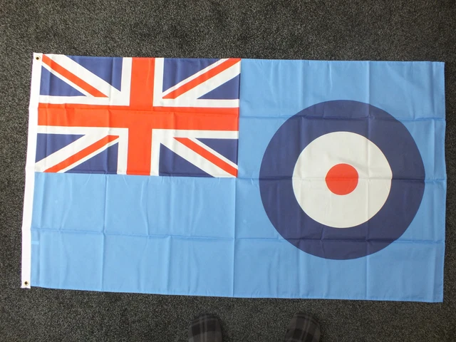 LARGE RAF FLAG Union Jack. Britain British oi Patriot Royal Air Force ...