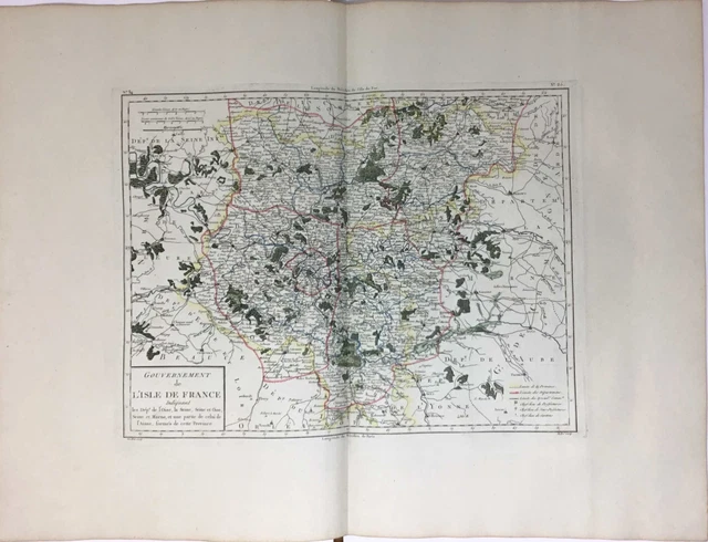 1806, TARDIEU, ISLE de France, carte ancienne, antiquarian map. EUR 120 ...
