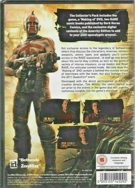 RAGE COLLECTOR`S PACK DVD Tim Willits 2011 Free UK P&P Top-quality £2. ...