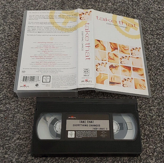 TAKE THAT EVERYTHING Changes Music Pal Vhs Video £4.50 - PicClick UK