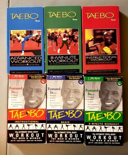 6 TAEBO VHS tapes - Exercise Billy Blanks EUR 5,64 - PicClick FR