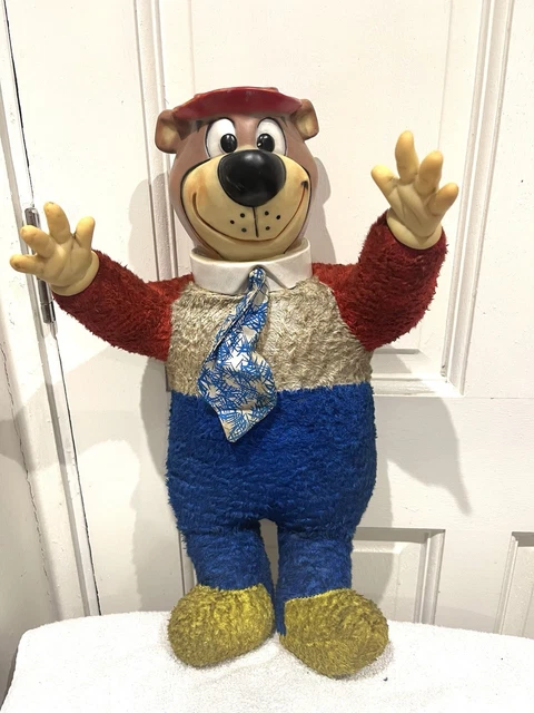 VINTAGE YOGI BEAR soft Plush SEMCO original 1960s HANNA BARBERA-18”-pls ...