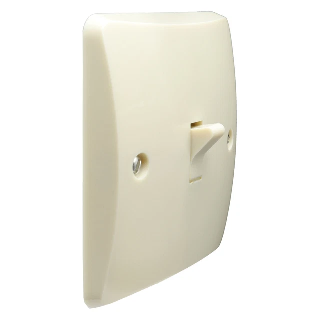 MK VINTAGE IVORY Bakelite Toggle Flush Fit Light Switch 1Way 1Gang ...