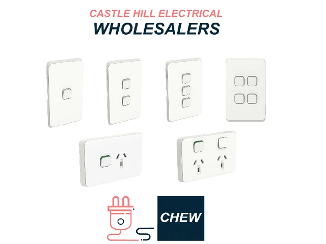 CLIPSAL ICONIC LIGHT Switch Power Point GPO Dimmer White Anthracite ...