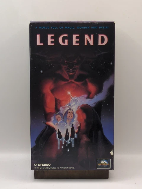 LEGEND (VHS, 1991) Sci-Fi & Fantasy Ridley Scott Tom Cruise, Tim Curry ...