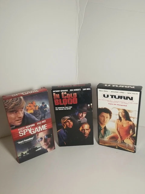 SPY GAME VHS, U Turn VHS, In Cold Blood VHS Tapes Bundle (3 Pack) £27. ...