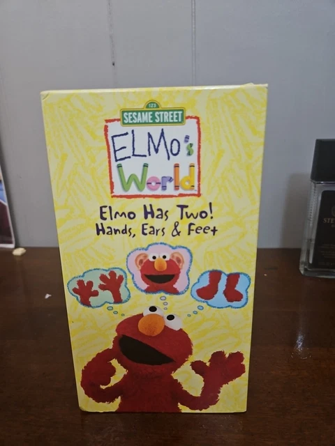 SESAME STREET ELMO Has Two Hands Ears And Feet VHS Tape - Elmo's World ...