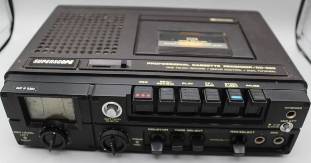 VINTAGE SUPERSCOPE BY Marantz CD-320 Professional Cassette Recorder £79 ...