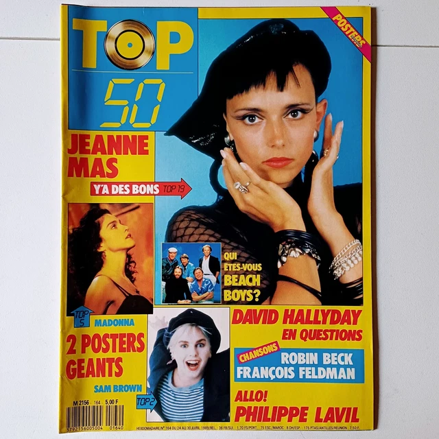 MAGAZINE/REVUE TOP 50 N° 164, Avec Poster, Jeanne Mas/MADONNA + EUR 10 ...