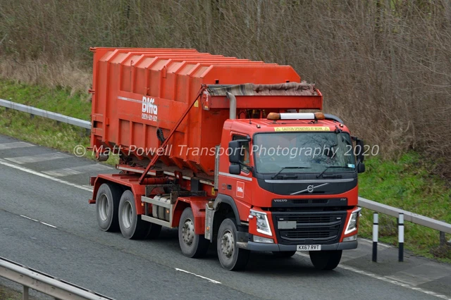 TRUCK PHOTO 12X8 - Volvo FM - Biffa - KX67 RVT £7.50 - PicClick UK