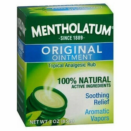 MENTHOLATUM TOPICAL ANALGESIC Ointment 3 oz EUR 12,67 - PicClick FR