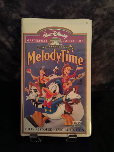 WALT DISNEY’S MASTERPIECE Collection Melody Time (VHS, 1998) Tested $6. ...