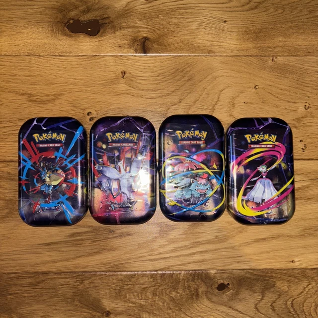 POKÉMON TCG MEGA Evolution 4x Mini Tins New & Sealed BRAND NEW FAST ...