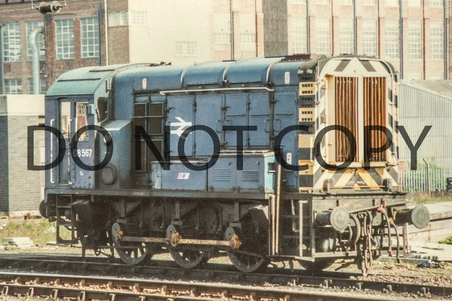 UK DIESEL TRAIN Railway Photograph Of Class 08 Shunter 08567. Rm08-586 ...
