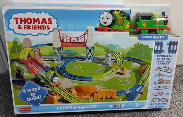 THOMAS & FRIENDS Percy 6 in 1 Set TrackMaster - Fisher Price HHN26 Toy ...