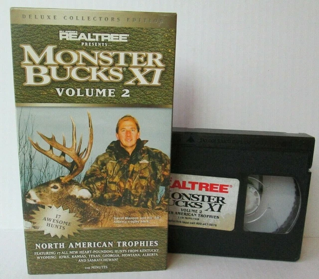 MONSTER BUCKS OF North America VHS Tape Realtree Hunting £7.94 ...