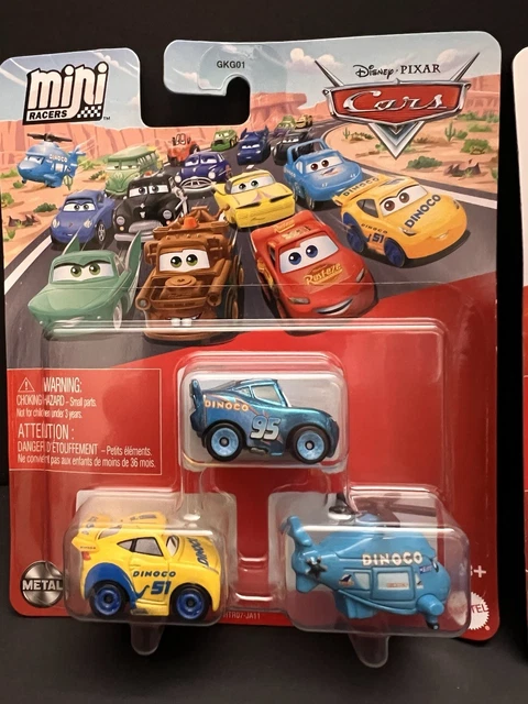 DISNEY PIXAR CARS Mini Racers DINOCO McQUEEN CRUZ RAMIREZ ROTOR ...