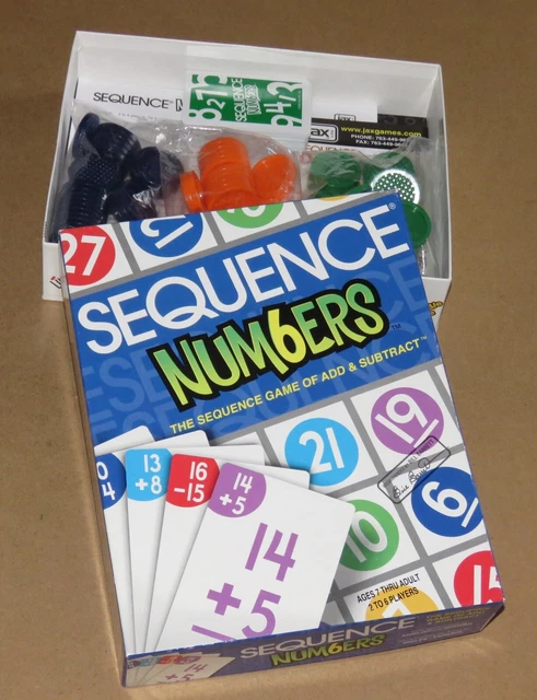 SEQUENCE NUMBERS MATH Game of Add & Subtract - 2008 Jax Ltd ...