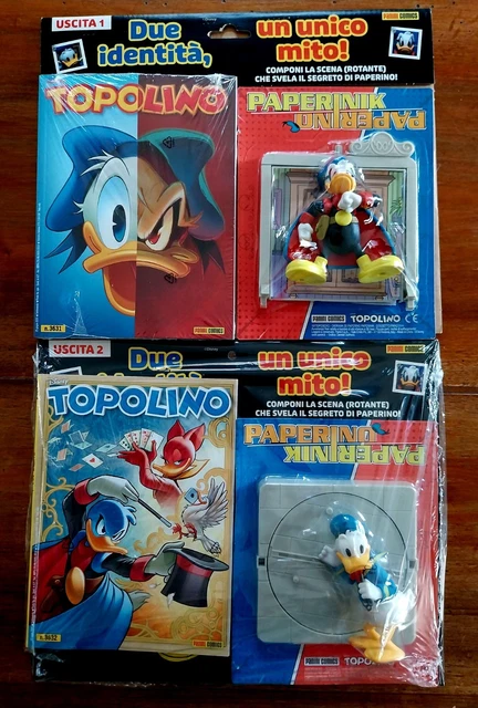 TOPOLINO 3631 E 3632 Diorama Paperino e Paperinik completo 1/2 EUR 30 ...