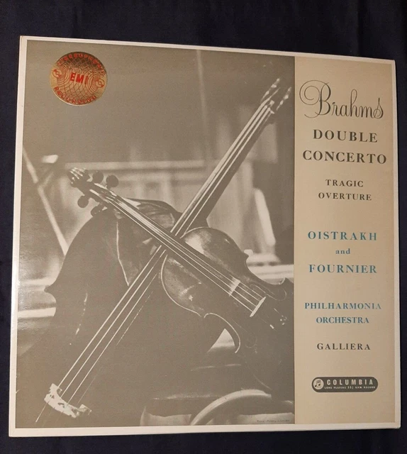 OISTRAKH AND FOURNIER Brahms Double Concerto Tragic Overture Blue/Silver $179.00 - PicClick CA