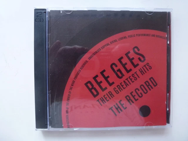 BEE GEES - Their Greatest Hits/ The Record 2X Vg Cd 2001 Eu $11.00 ...