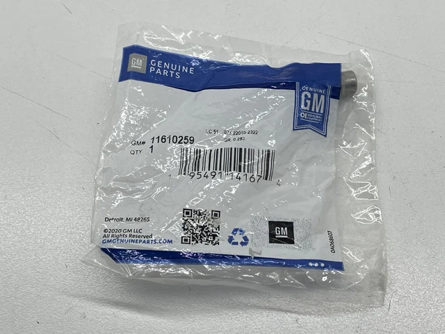 GM 11610259 LS Cylinder Head Coolant Plug Suits Ls2 Ls3 Ls7 Ls9 V8 $22. ...