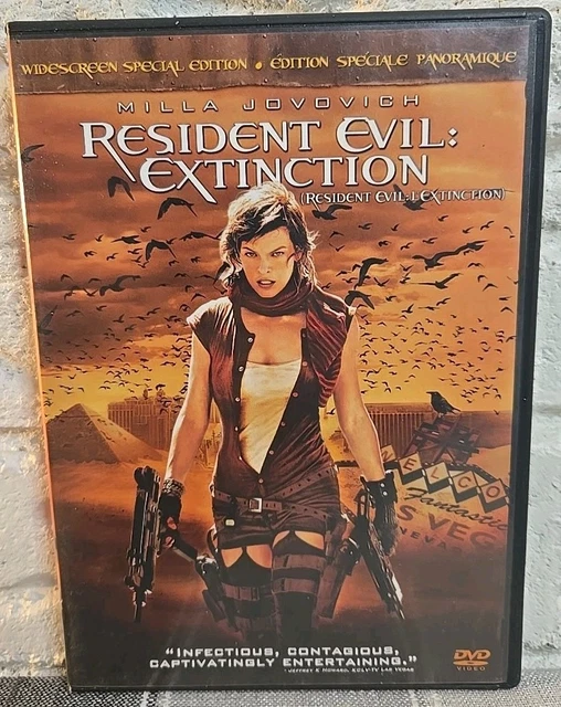RESIDENT EVIL: EXTINCTION DVD 2007 Canadian Bilingual Widescreen ...