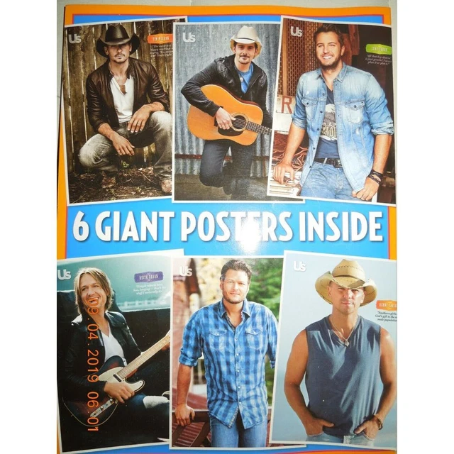 BLAKE SHELTON COUNTRY'S sexiest men TIM MCGRAW chesney LUKE BRYAN + 6 ...