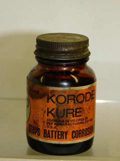 VINTAGE CAR PEP CROWS NEST N.S.W KORODE KURE 50 ML ORANGE BLACK AMBER ...