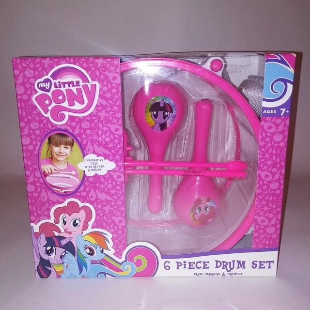 MY LITTLE PONY 6 Piece Drum Set Maracas Trumpet Kids Toys Music £28.30 ...