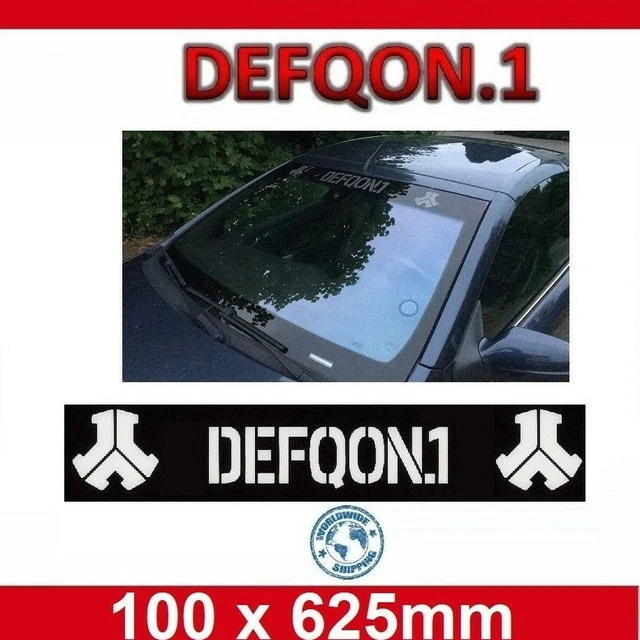 DEFQON 1 XXL 100x625mm - Aufkleber Sticker Decal Autocollant Étiquette ...