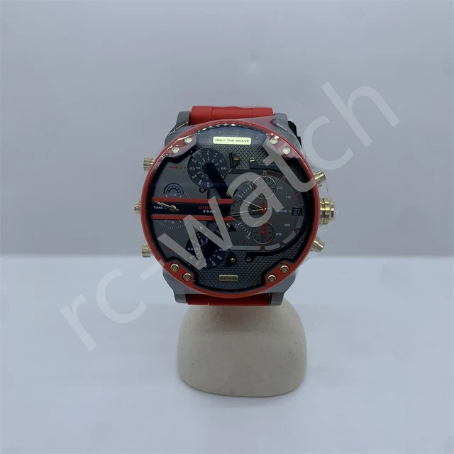 MONTRE POUR HOMME Diesel DZ7430 MR.DADDY 2.0 cadran gris bracelet ...