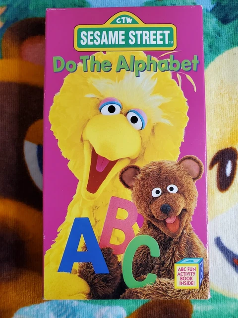 SESAME STREET: DO The Alphabet VHS ABC with Big Bird Muppets withOUT ...